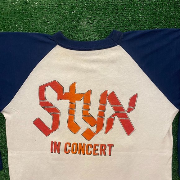 Styx | Shirts | Styx Vintage 9s Rock Band Tshirt | Poshmark